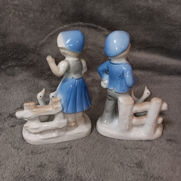 Unique Vintage | Accents | Vintage Lego Fine Porcelain Dutch Boy Girl ...